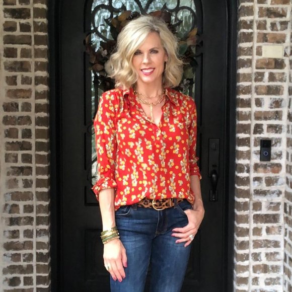 CAbi | Tops | Cabi 3947 Belfry Blouse Fall 220 Small Euc | Poshmark